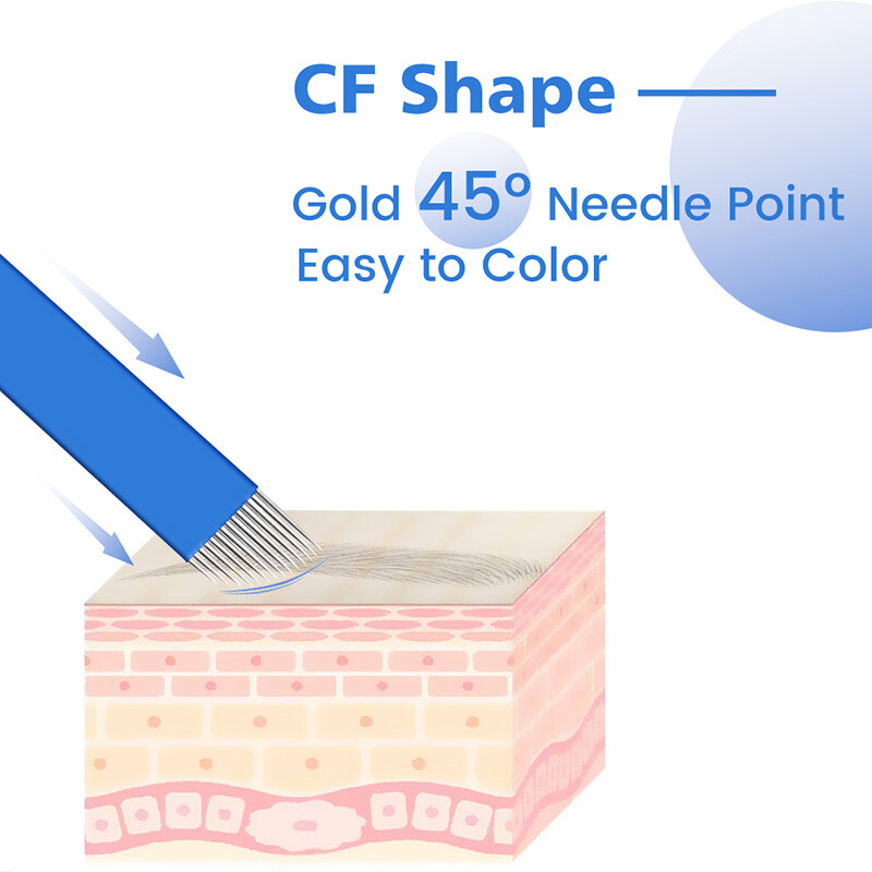 Microblading Blades Tattoo needles Permanent Makeup Needle Manual ...