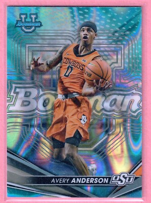 2022-23 Bowman University Best Avery Anderson Aqua Lava Refractor #/199 RC SP | eBay