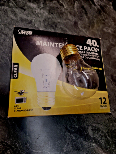 12-Pack FEIT Electric Appliance /Ceiling Fan 40w Soft White Bulbs 310 ...