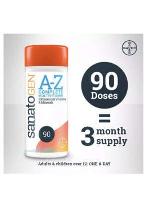 Sanatogen A-Z Complete 23 Essential Multivitamin One A Day- 90 tablets ...