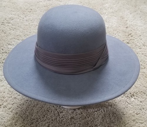 BETMAR WOMENS HAT ,100% WOOL WPL 5923 GREY, MADE IN USA. | eBay