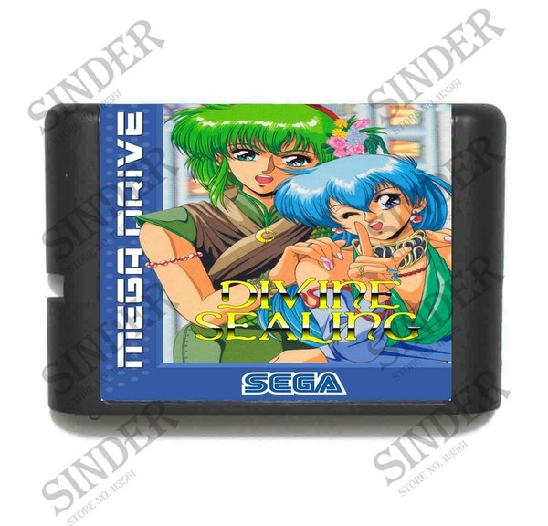 Divine Sealing 16 Bit MD Game Card for SEGA Mega Drive for Genesis for ...
