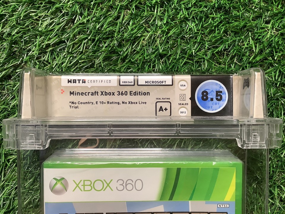 NEW Minecraft Xbox 360 Edition (Microsoft Xbox 360) Sealed - WATA A+ ...