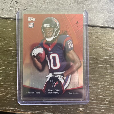 2013 Topps DeANDRE HOPKINS Holiday Mega Box Chrome RC Refractor #MBC-DH ...