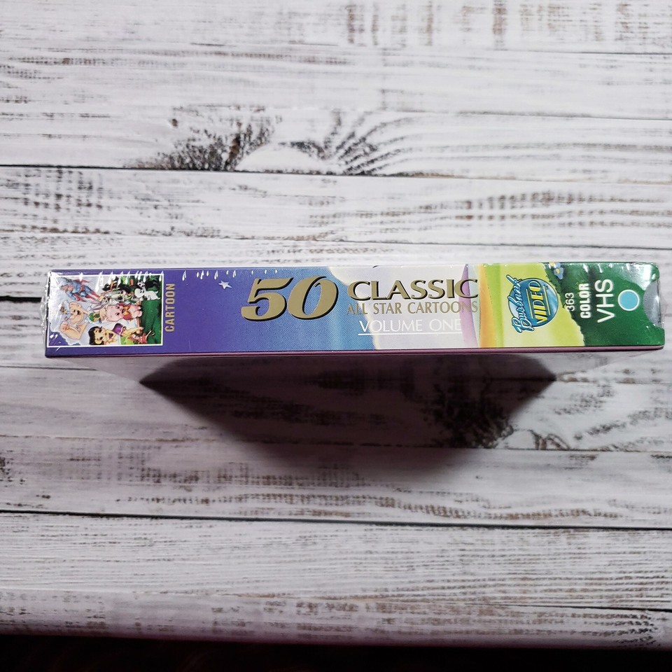 Sealed 50 Classic All Star Cartoons Volume One (VHS, 1991) Burbank ...
