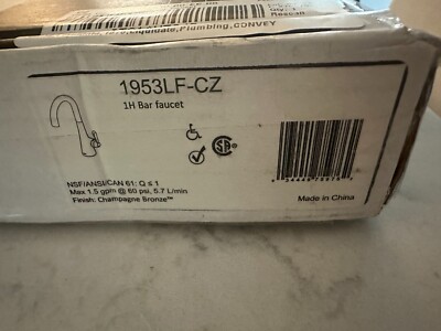 Delta Transitional Single Handle Bar Faucet with Swivel Spout - 1953LF ...