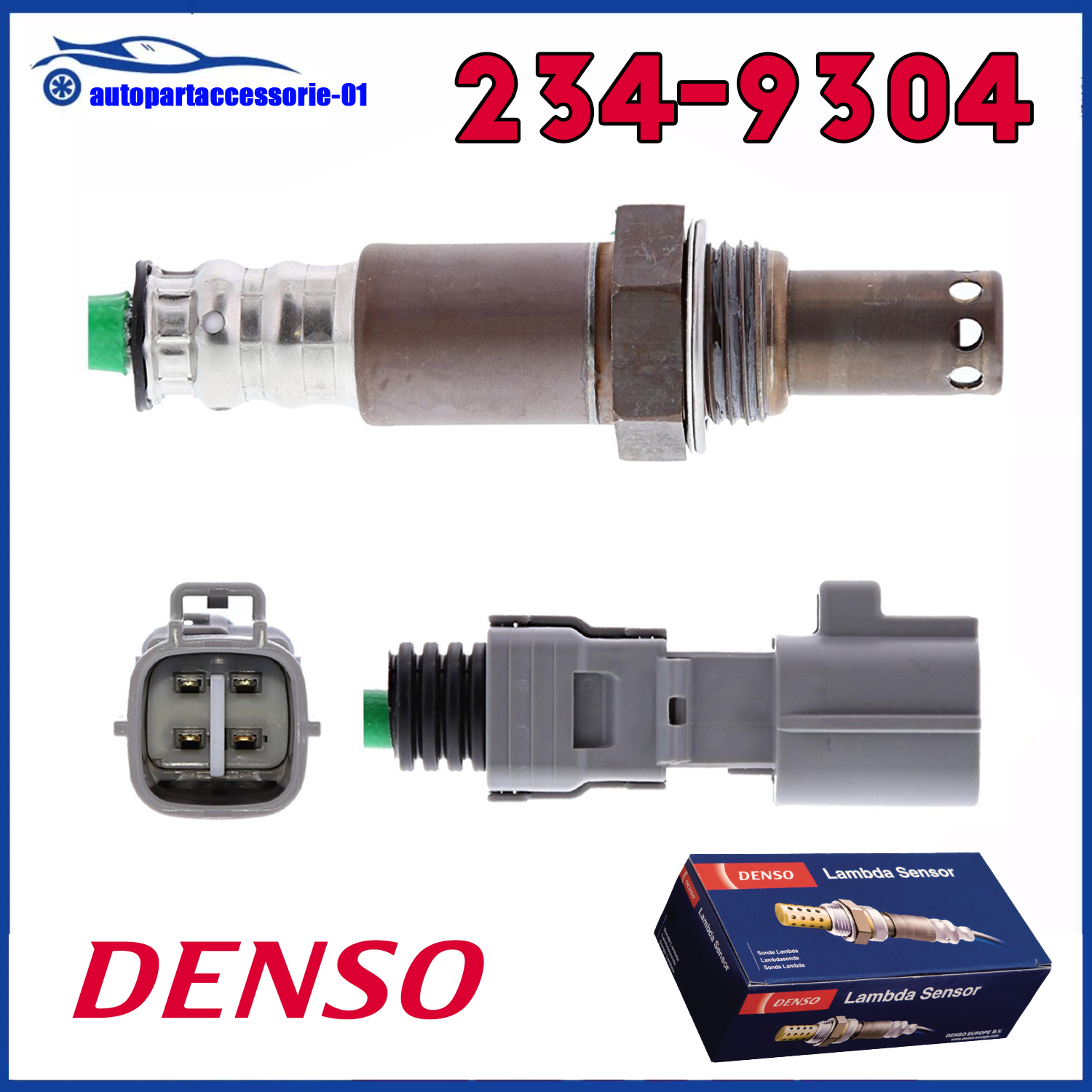 1X Downstream Oxygen Sensor 234-9304 For 2019-2020 Lexus ES300H 2.5L L4 ...