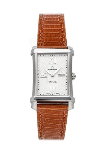 Eterna Women's 2410.41.65.1198 Contessa Two-Hands Leather Watch MSRP ...