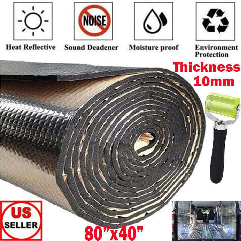 80"x40" Sound Deadener Noise Proof Deadening Mat Car Heat Shield ...