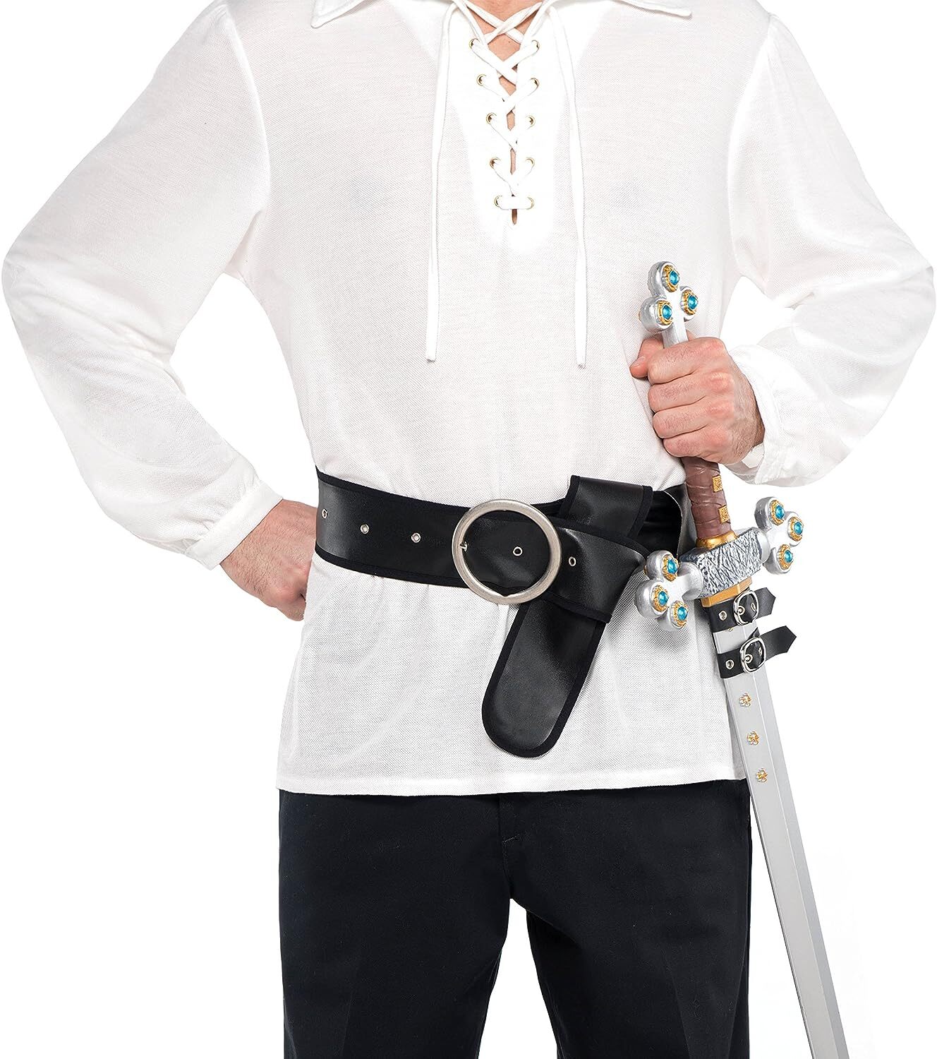 Medieval Sword Belt Suit Yourself Fancy Dress Halloween Adult Costume ...