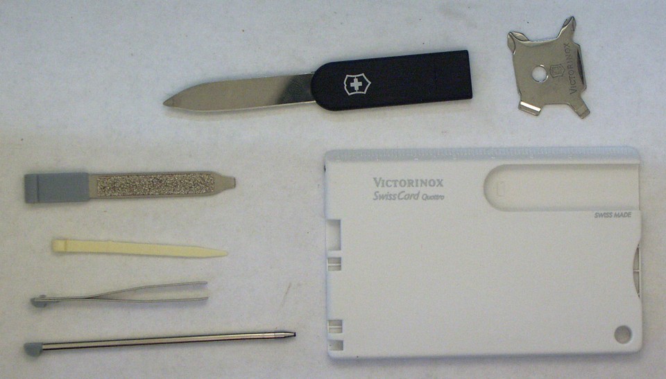 Victorinox SwissCard Quattro (white)- retired, new boxed #7622 | eBay