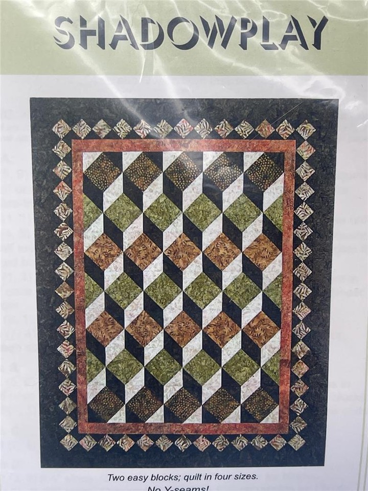 PLUM TREE QUILTS Quilt Pattern SHADOWPLAY - PTQ-016 - Crib, Lap, Queen, Runner | eBay