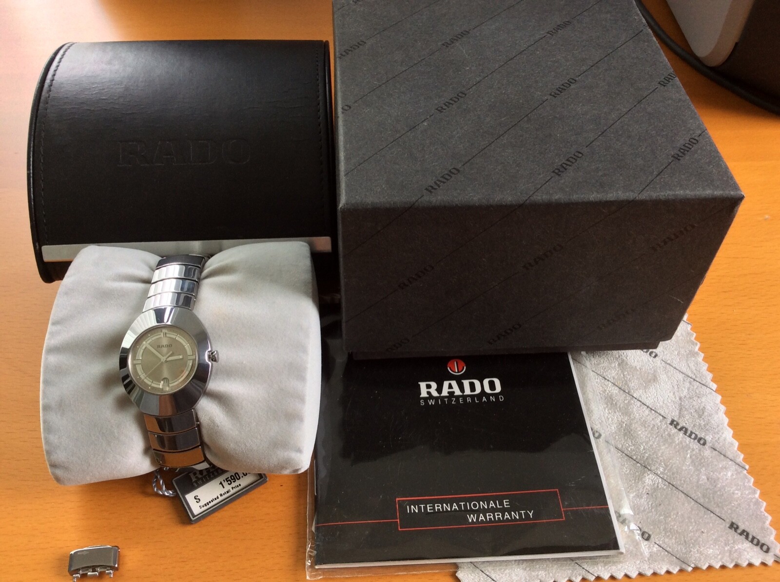 Rado Ovation Women’s Quartz Titanium Ceramic Cover Watch | eBay