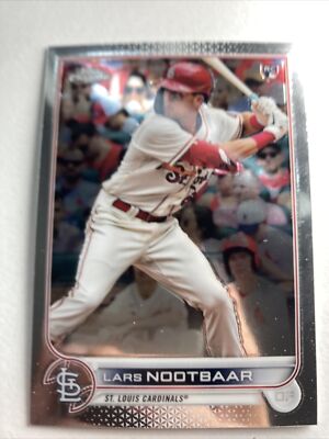 Lars Nootbaar Rookie Card RC 2022 Topps Chrome #19 St Louis Cardinals ...