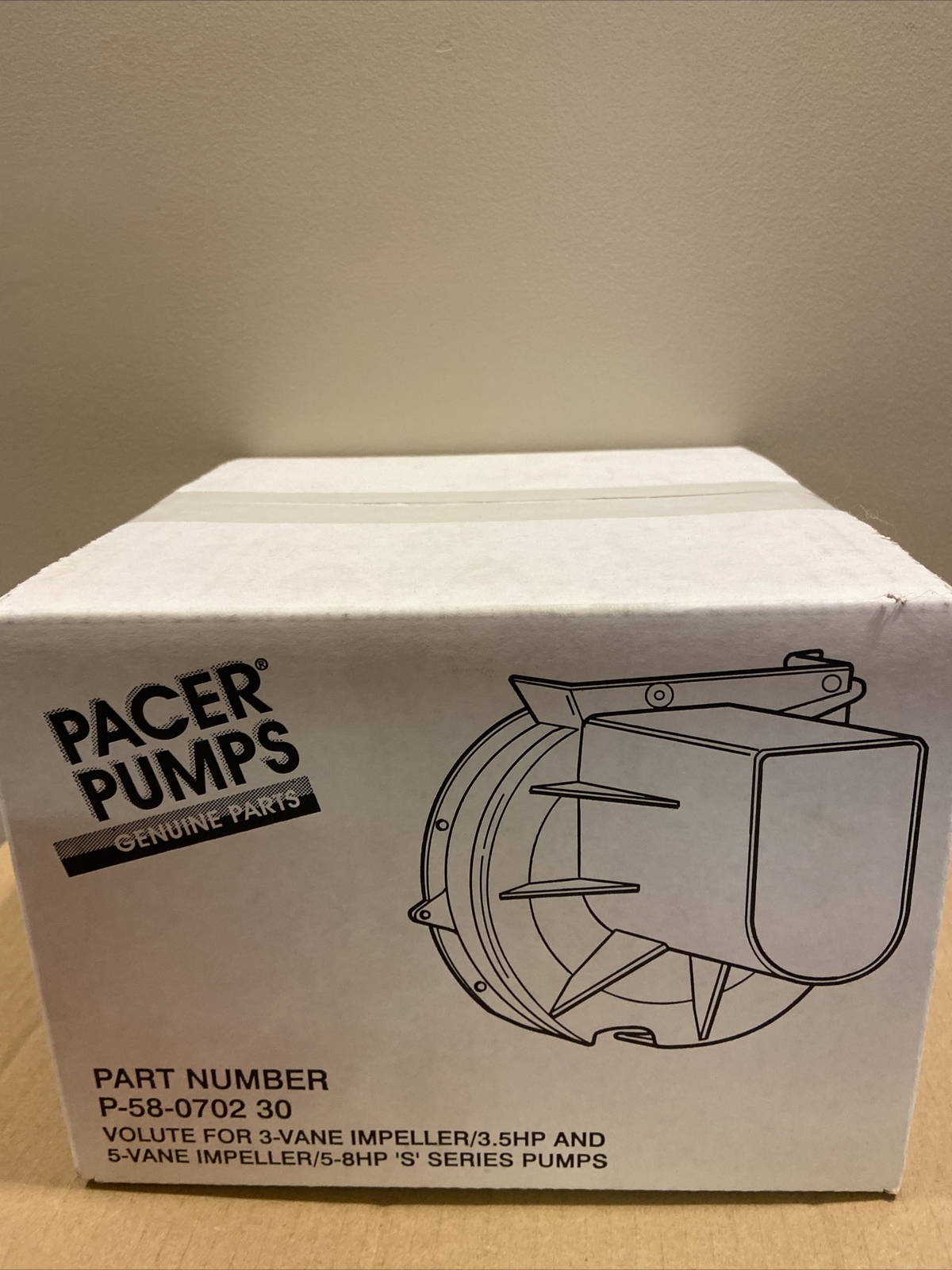 Pacer Pump Replacement Volute For 'S' series pumps P-58-0702 30 | eBay
