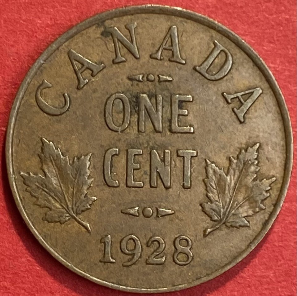 1928 Canada 1 Cent - VF/EF - Lot#5180 | eBay