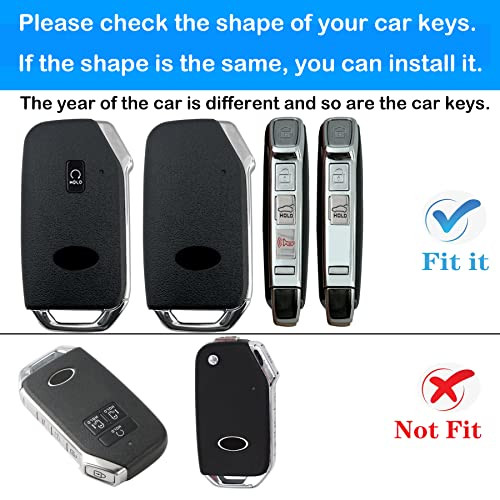 for Kia key fob cover,case with keychain,Soft TPU Protection key Shell ...