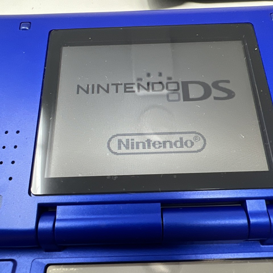Nintendo Fat DS Original NTR-001 Console 2004 Blue Tested Working. | eBay