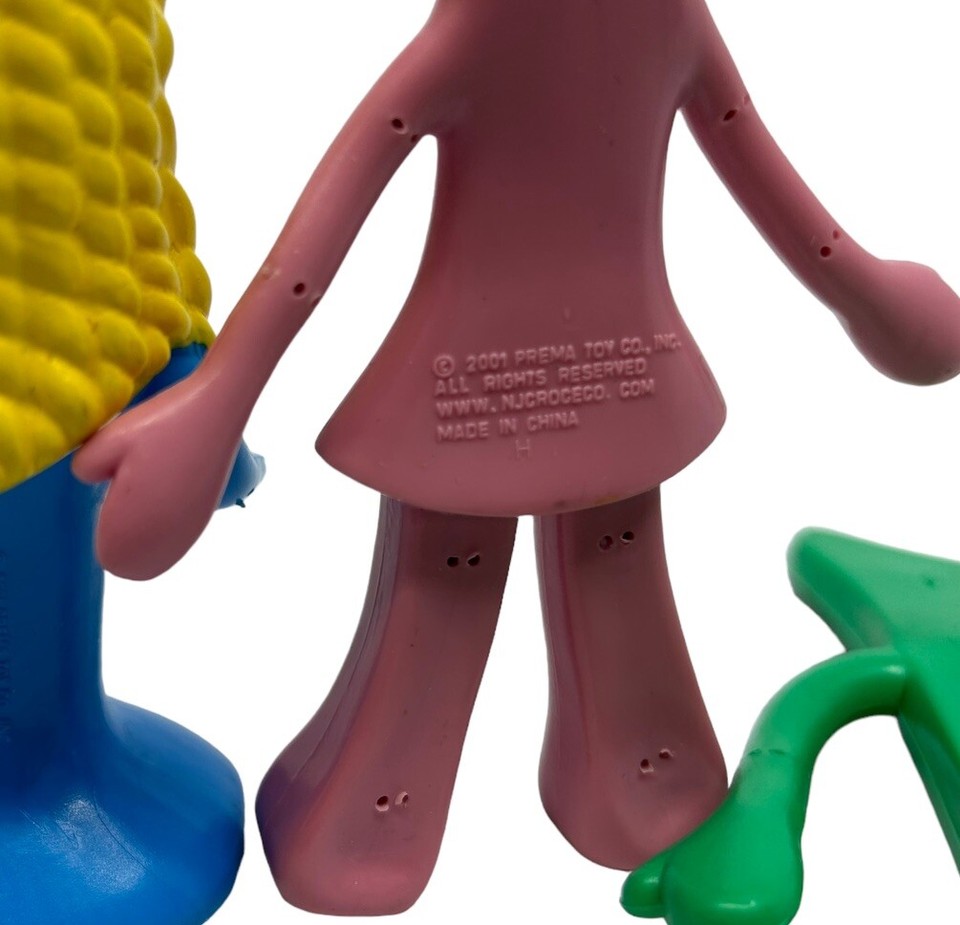 Gumby Friends Minga Goo Pokey 3” Rubber Figures 2001 Lot Of 4 Bendy | eBay
