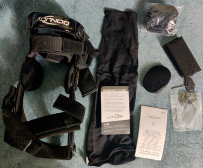 DonJoy Adjustable OA Defiance ACL CI Knee Brace-Manual-Bag RIGHT Small ...