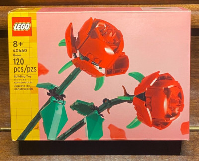 LEGO Roses Building Kit, Unique Gift for Valentine's Day, Botanical ...