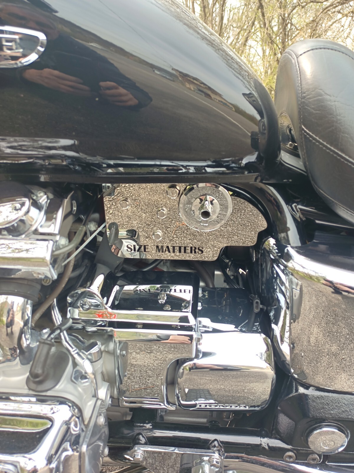 1998 Honda Valkyrie 1500 F6C Stainless Engine Hanger Covers SET | Silver | OE | Stainless Steel ...