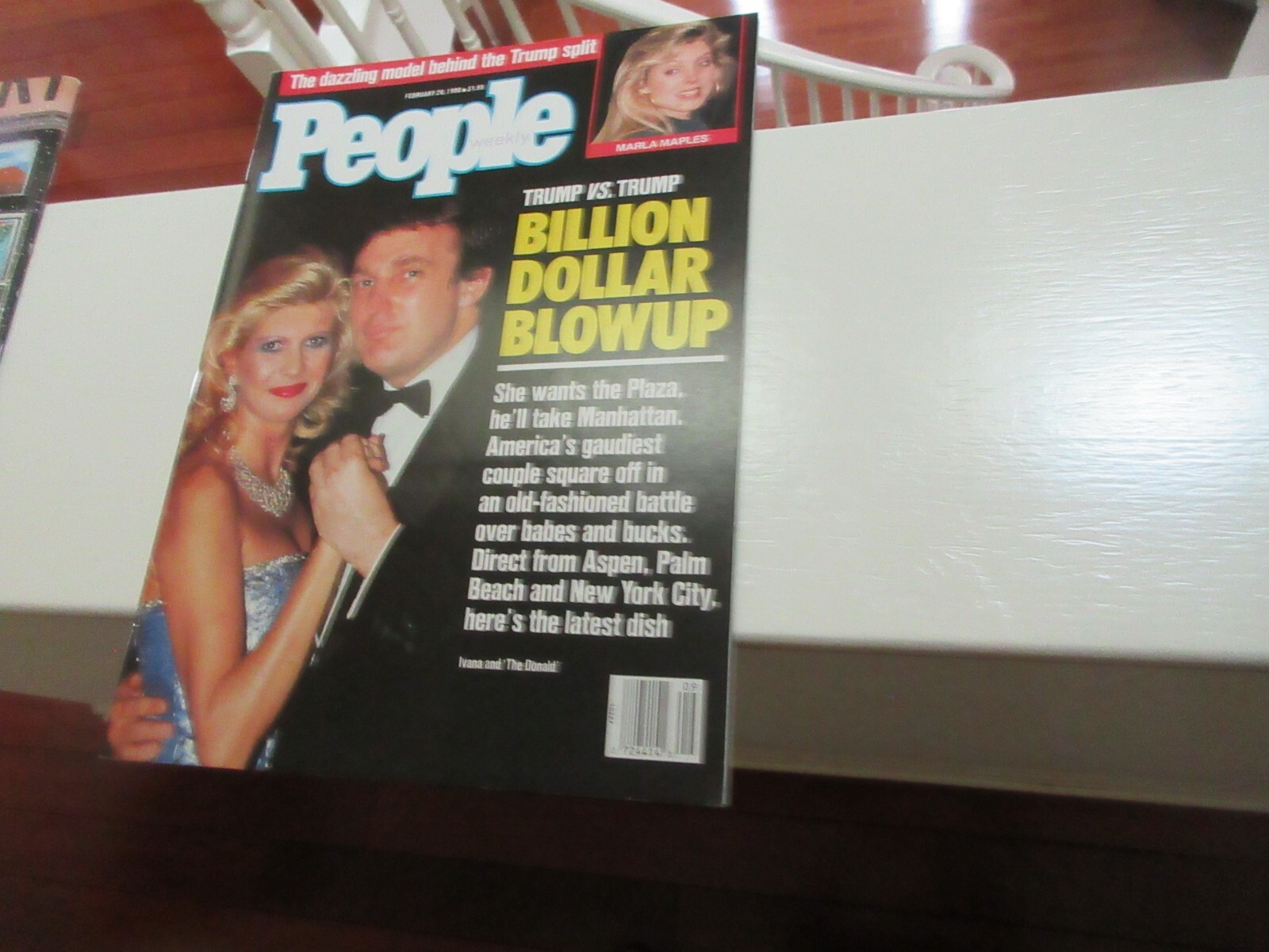 People Magazine Feb 26 1990 Trump vs Trump Marla Maples Billion Dollar ...