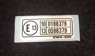 CD250U “E13” FRAME DECAL | eBay Australia