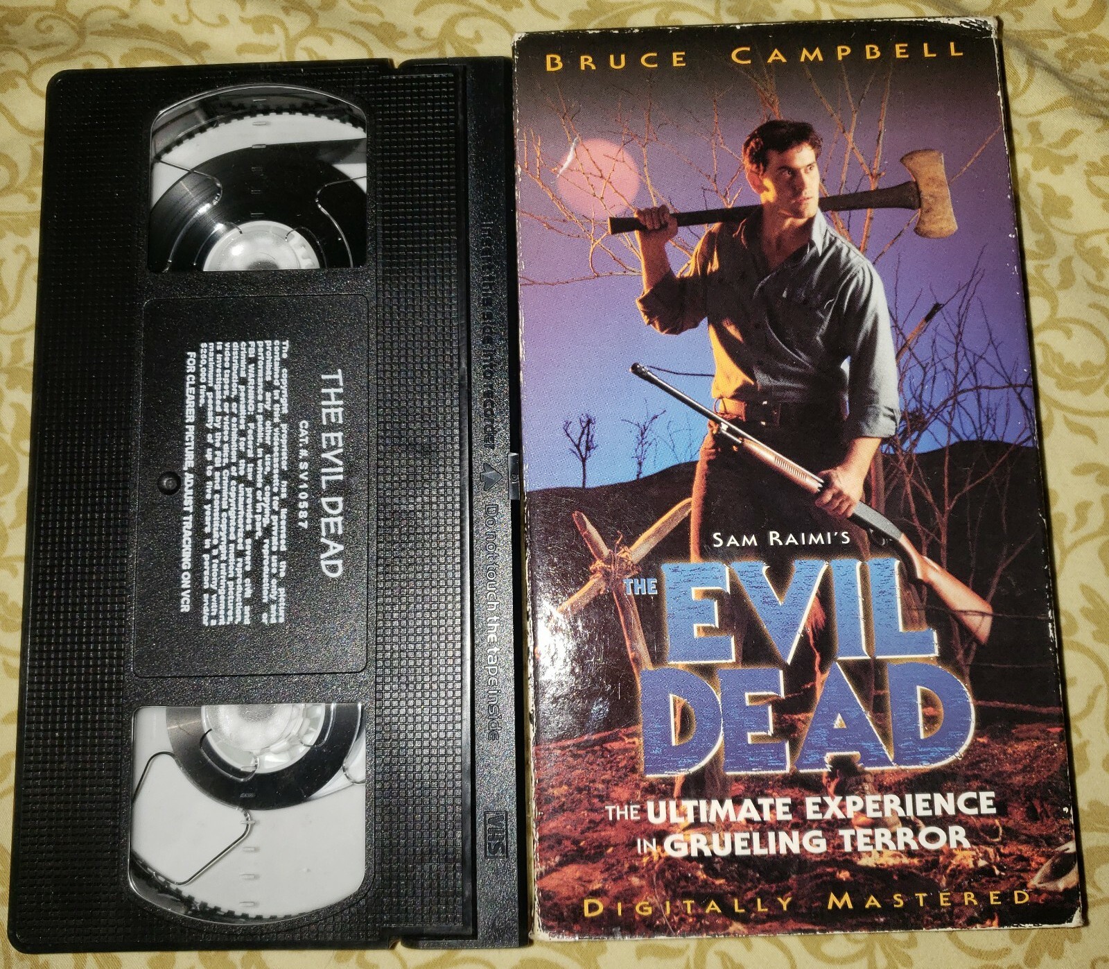 The Evil Dead (VHS, 1998) Tested Works Fine. Cult Classic Digitally ...