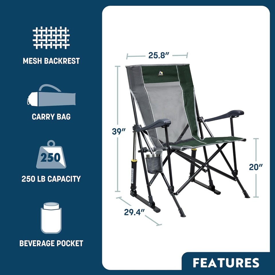 GCI Outdoor Rocker Camping Chair | eBay