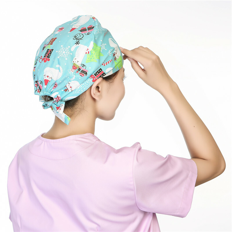 Clinic Medical Hat Doctor Surgical Print Women and Man Working Cap ...
