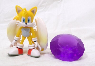 Jakks Pacific Sonic the Hedgehog Tails 2.5" Figure With Chaos Emerald ...