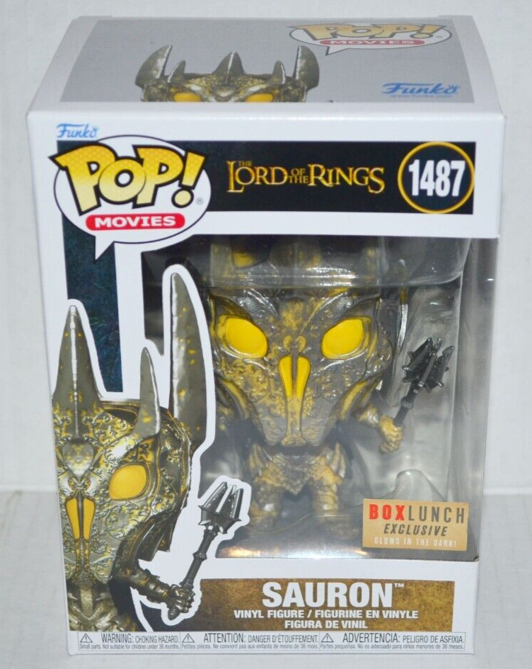 Funko POP! Lord of The Rings Hobbit Sauron #1487 Figure Box Lunch ...