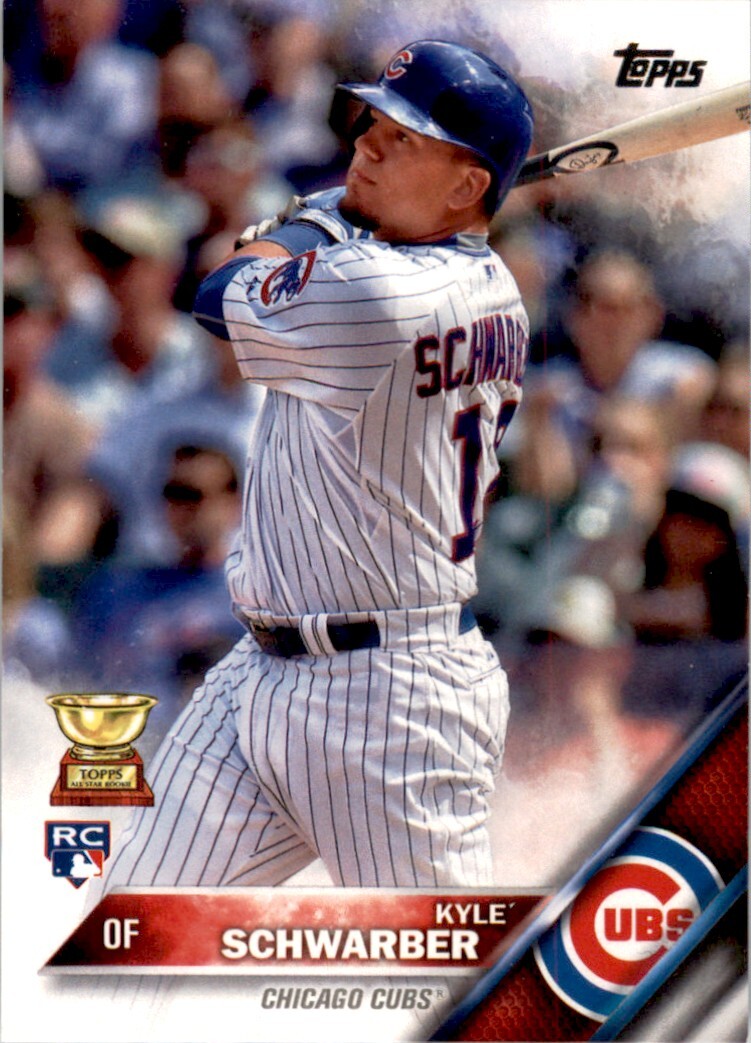 2016 TOPPS KYLE SCHWARBER RC CHICAGO CUBS #66 NM-MT | eBay