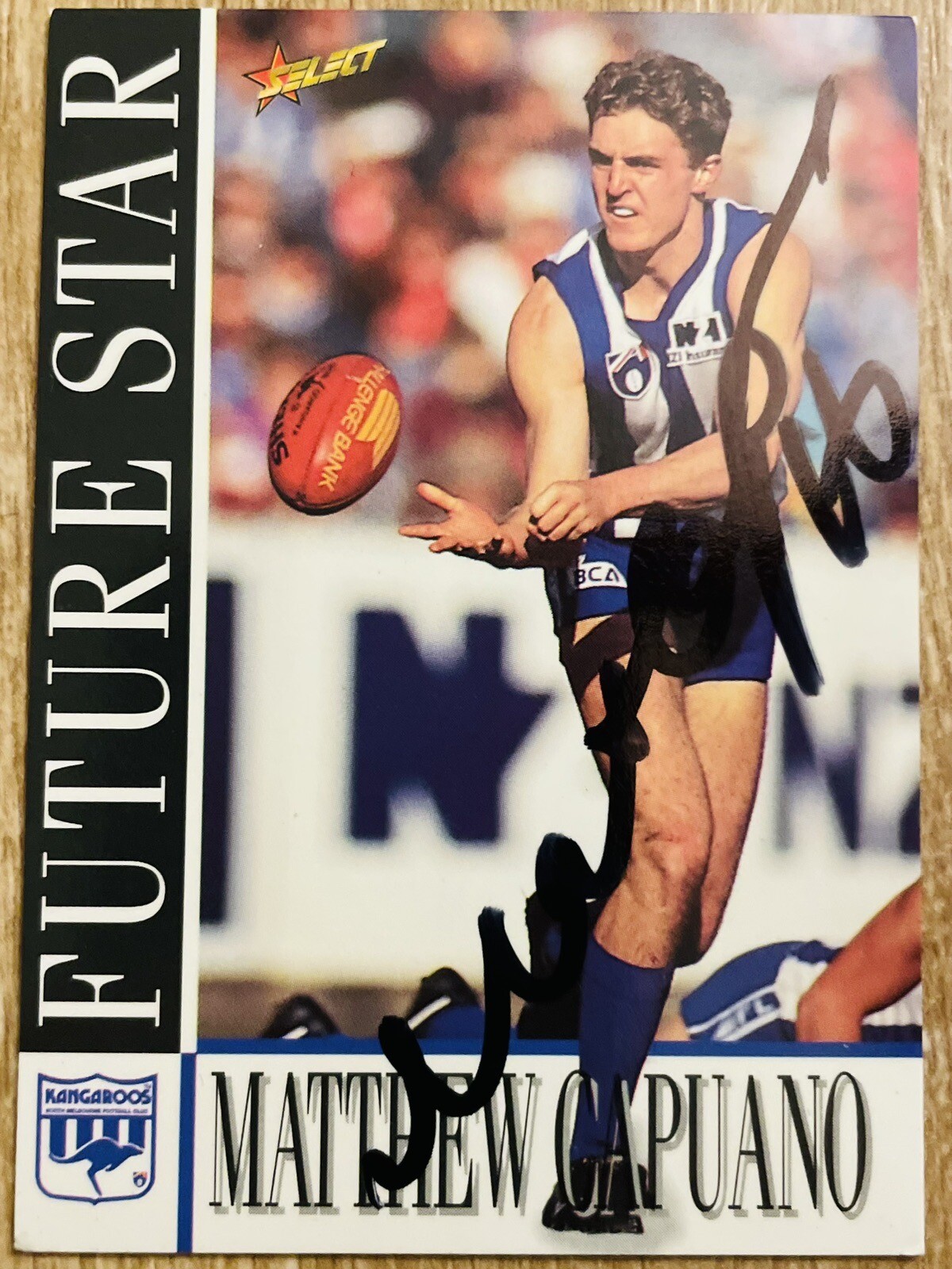Matthew Capuano Signed 1996 AFL Select Future Star North Melbourne ...