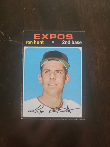 1971 Topps Ron Hunt #578 Montreal Expos EX | eBay
