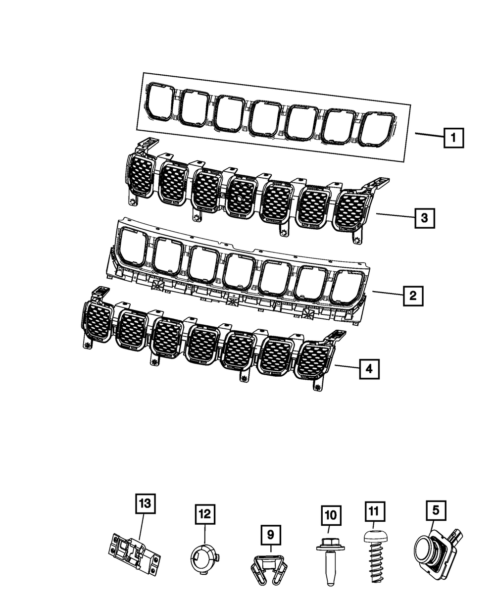 Genuine Mopar Camera 68455043AB for sale online | eBay
