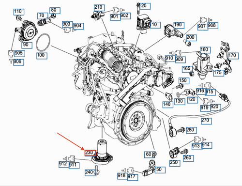 NEW MERCEDES-BENZ A W176 OIL FILL LEVEL SENSOR SWITCH A0011531932 | eBay