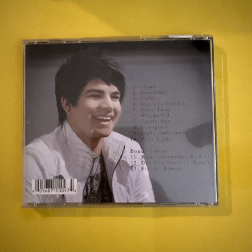 ADAM LAMBERT TAKE ONE (CD 2009) ADAM LAMBERT COLLECTION LIKE NEW FREE ...