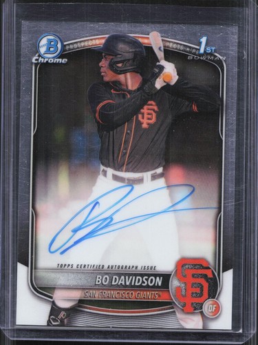 2025 Bowman Chrome Bo Davidson 1st Prospect Auto Giants | eBay