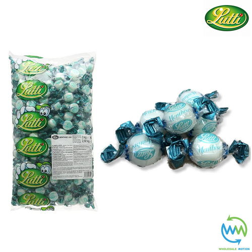 Lutti Menthise PEPPERMINT CREAM Fondants INDIVIDUAL Wrapped SWEETS ...