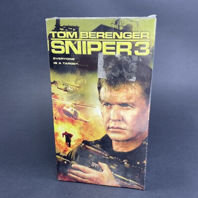 Sniper 3 (VHS, 2004) Brand New Sealed, Action, Tom Berenger, Byron Mann ...
