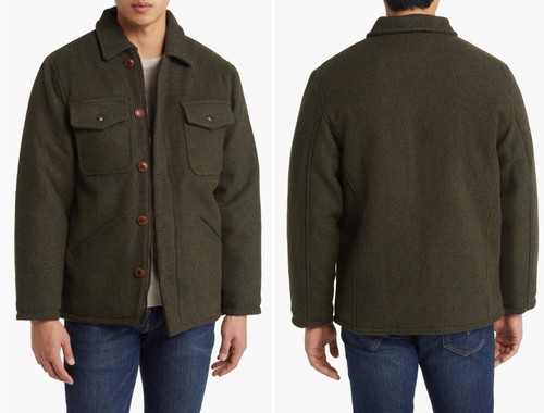New Men Military Green Wool Blazer Jacket Wool Blend Casual Jacket ...