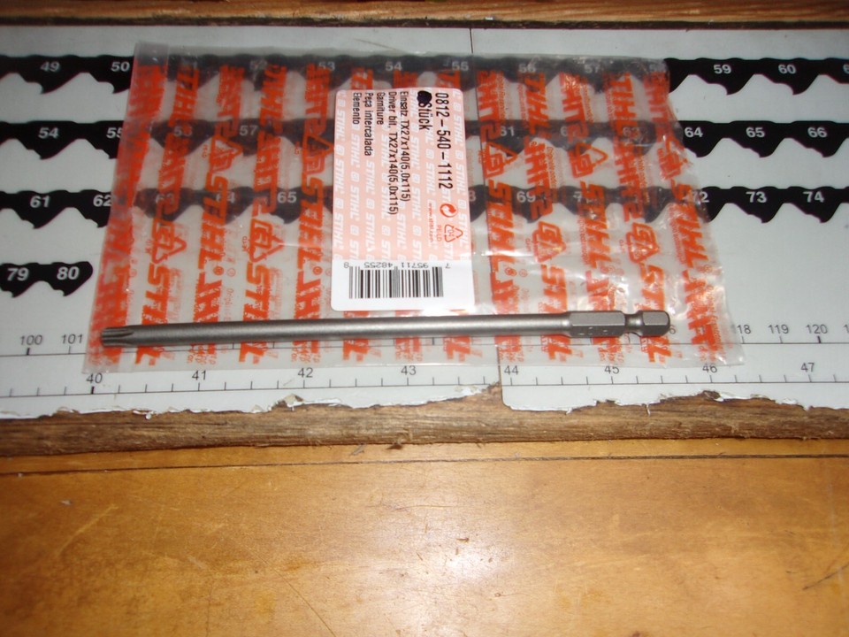 Stihl OEM Specialty Tool T27 Torx Bit 140mm 5.5" 0812-540-1112 #GM-T2B3 ...