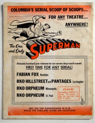 Vintage Motion Picture Herald Magazine Vol 172 #1 July 3, 1948 SUPERMAN ...