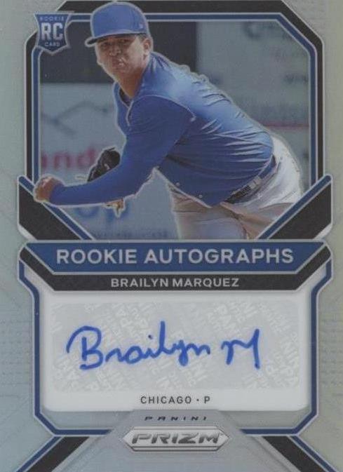 2021 Panini Prizm - Rookie Autographs Brailyn Marquez #RA-BM Silver ...