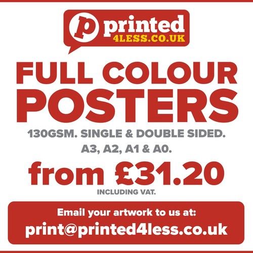 POSTERS PRINTED FULL COLOUR 130GSM PAPER A3 A2 A1 A0 GLOSS MATT SILK | eBay