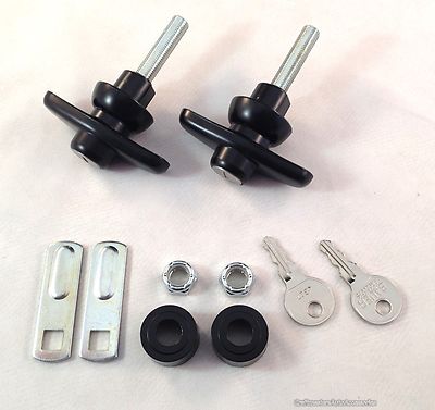 Truck cap side door locking T-handles Pair #T500J Key #J327 | eBay