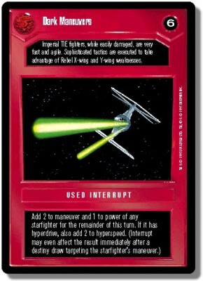 SWCCG: Dark Maneuvers [Ungraded] Premiere SW Star Wars CCG Decipher | eBay