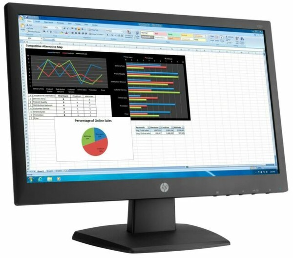 HP N223 21.5" Full HD LED Monitor - Black for sale online | eBay